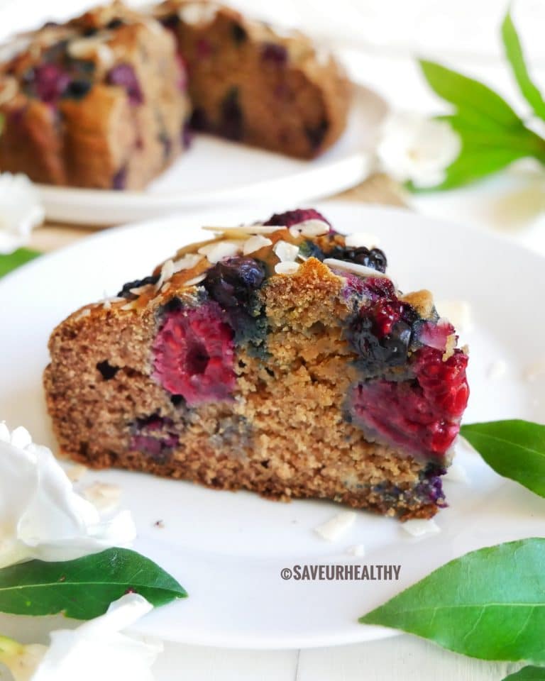 CAKE IG BAS fruits rouges amande & orge mondé – saveurhealthy