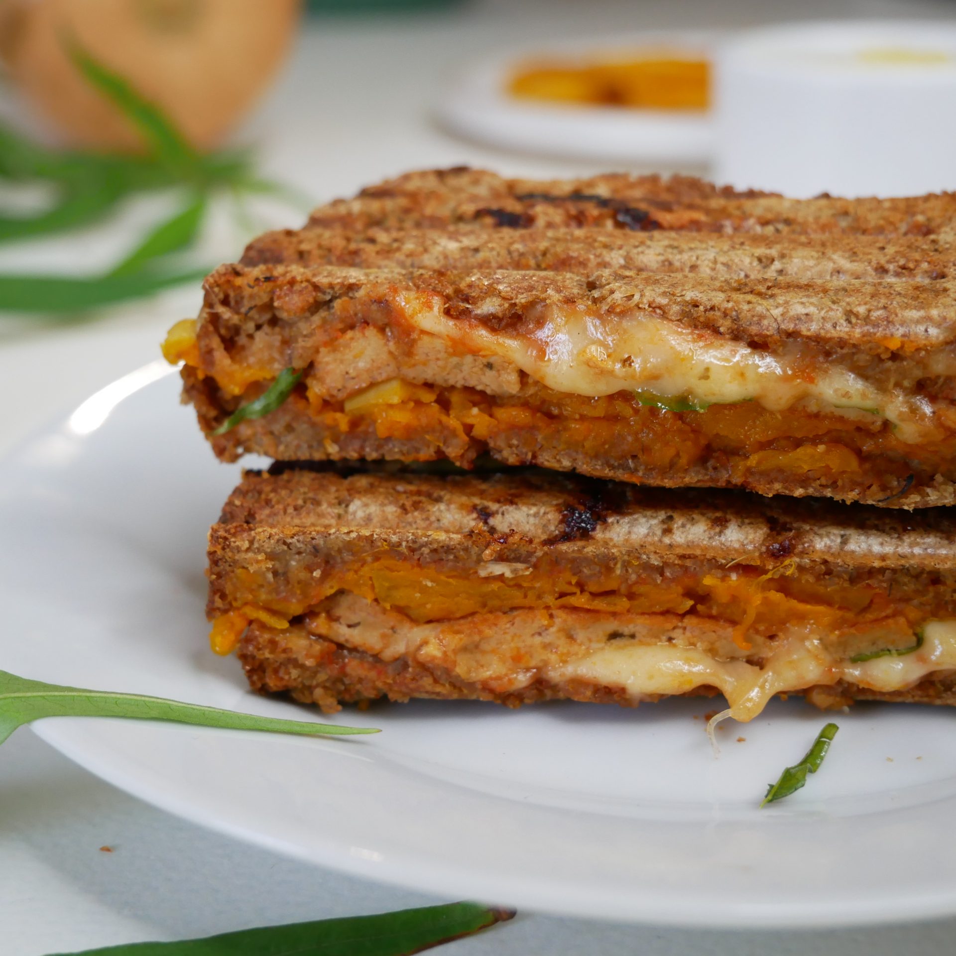 croque monsieur végétarien butternut pesto – saveurhealthy