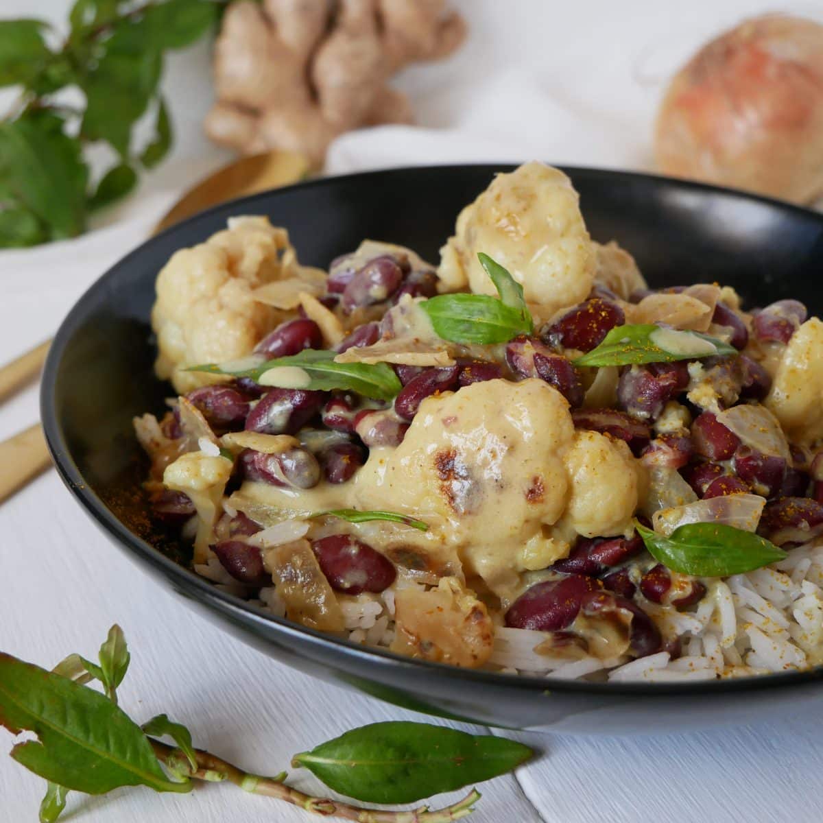 sauce coco curry chou-fleur – saveurhealthy