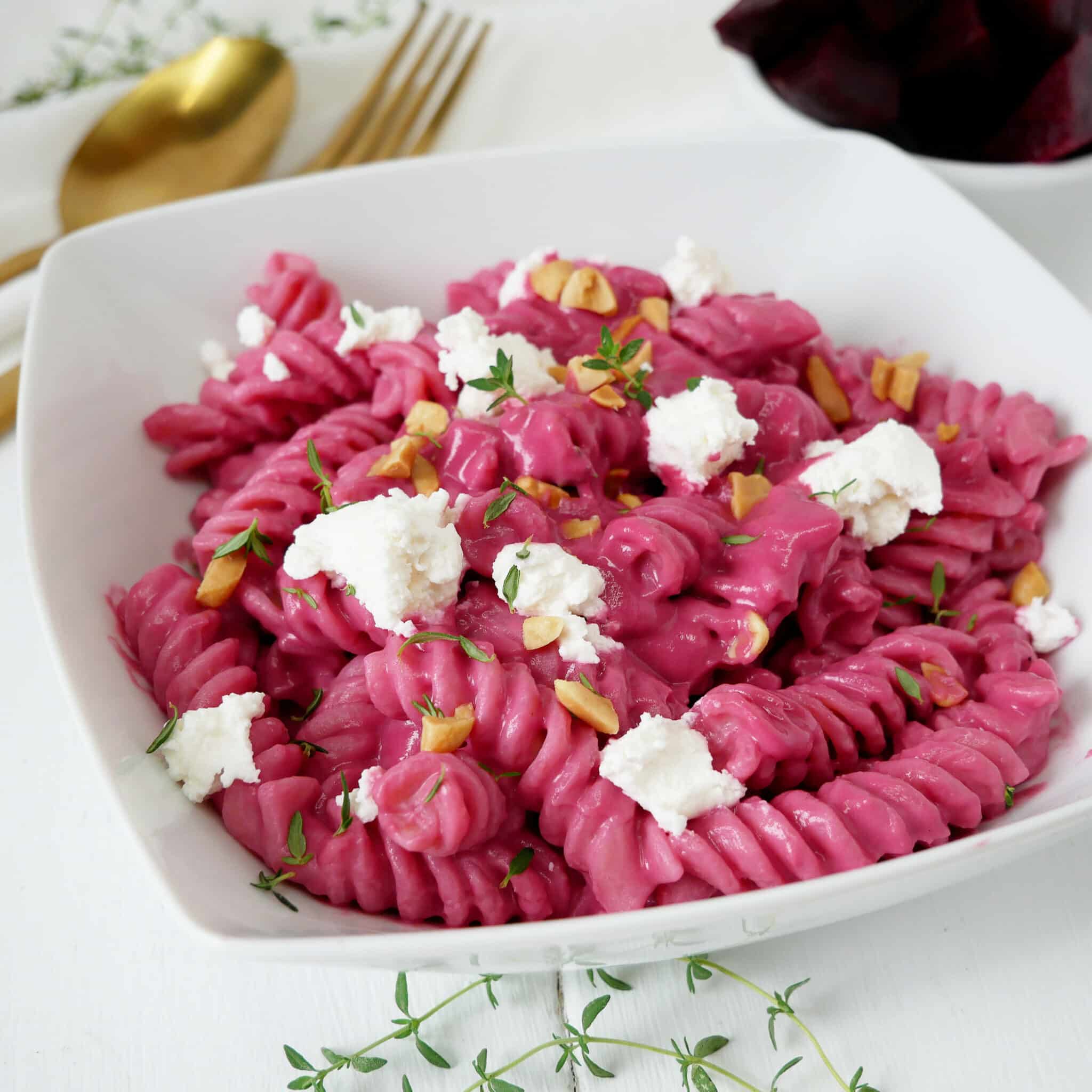 crème betterave et fromage chèvre frais (BARBIE PASTA) – saveurhealthy